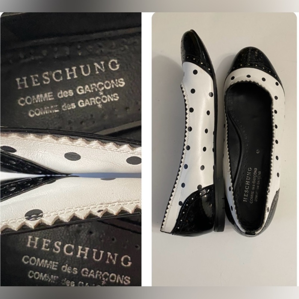 Rare Heschung X Comme Des Garcons Dot White & Black S… - Gem